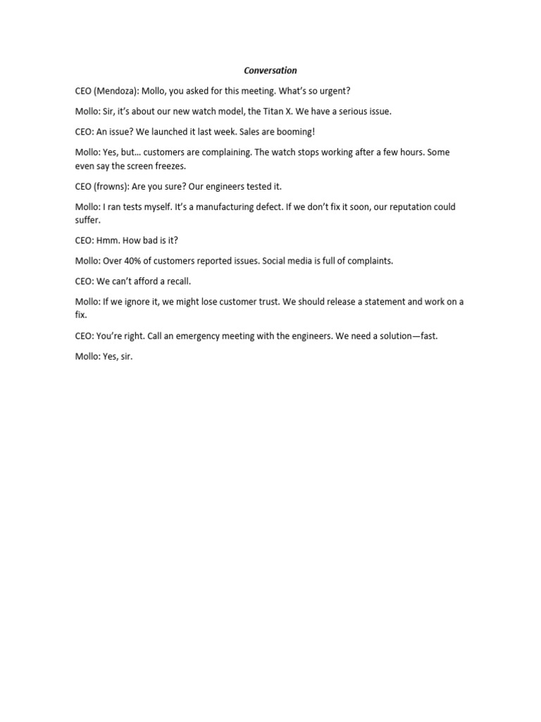 Conversation | PDF