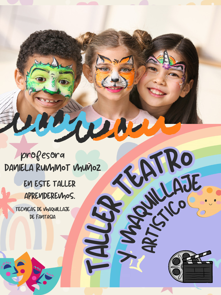 Flyer Pinta Caritas Infantil Colorido | PDF