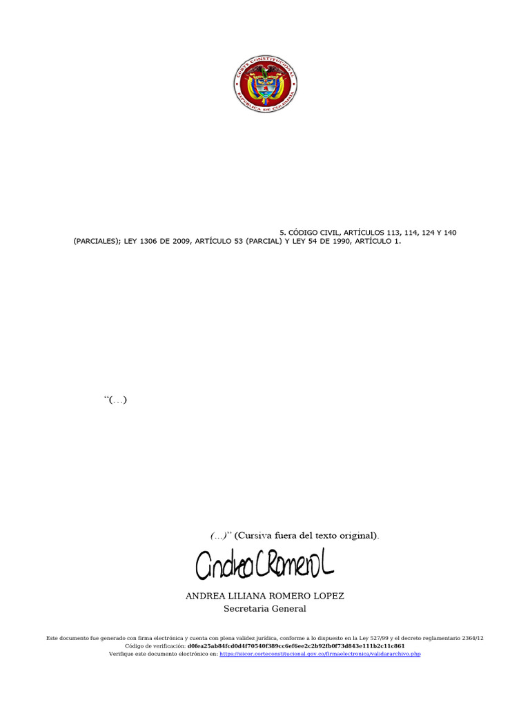 CS-220 - SENTENCIA C-039 DE 2025 MP.CPS EXP. D-15912 | PDF | Gobierno ...