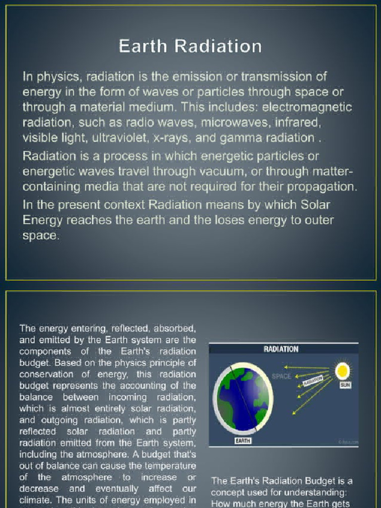 Radiation budget | PDF