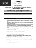 Assessment 2 IPS1501 2025 | PDF | Attachment Theory | Learning