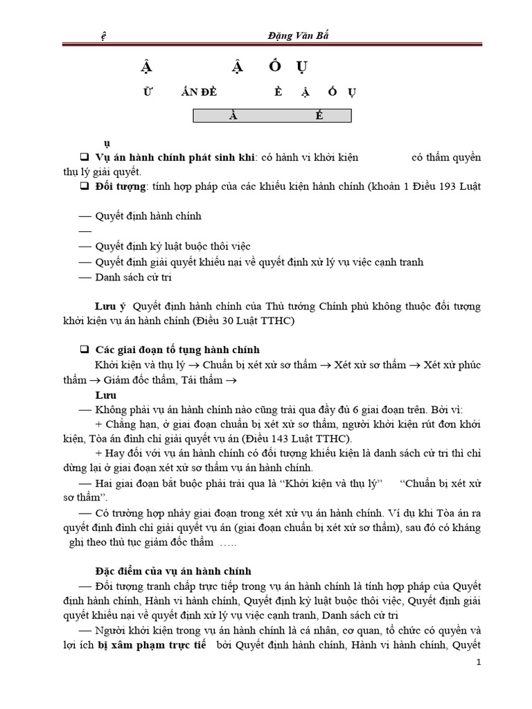 Môn Luật Tthc | PDF