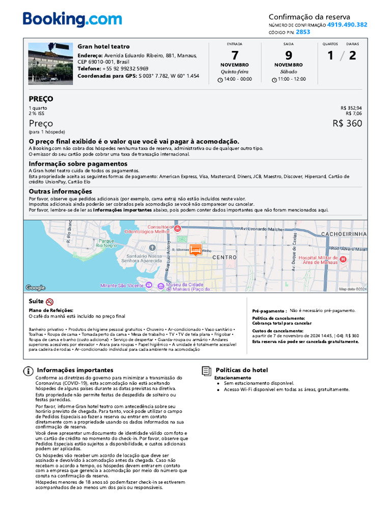 Booking | PDF