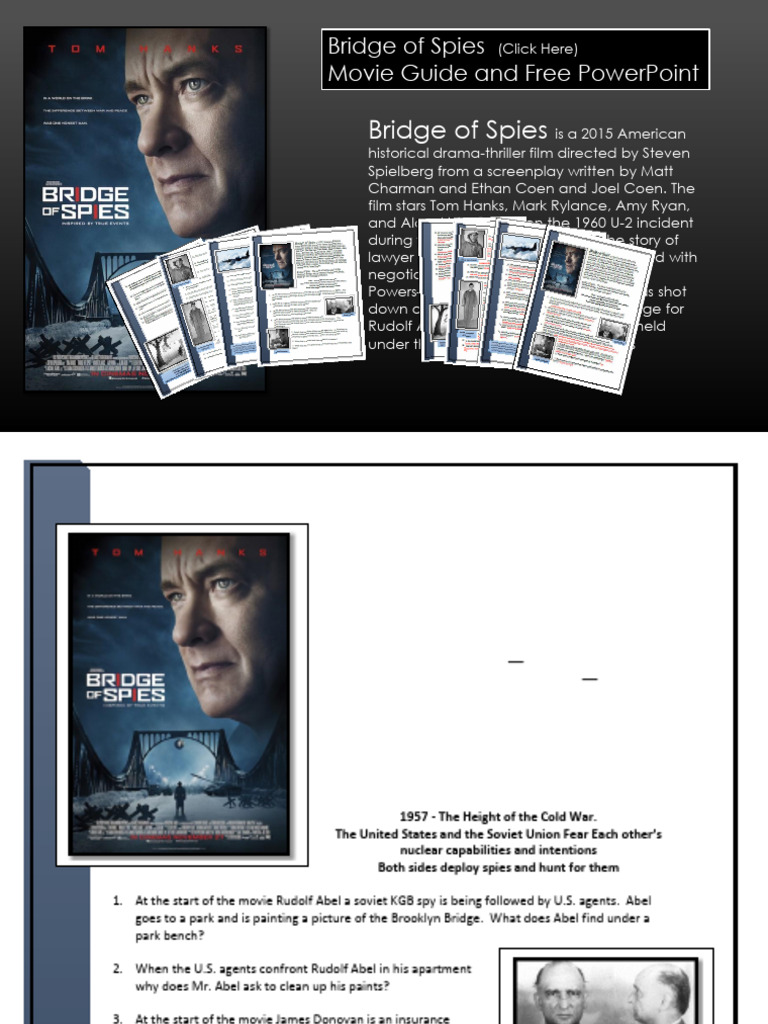 Bridge of Spies Film Overview and Insights | PDF