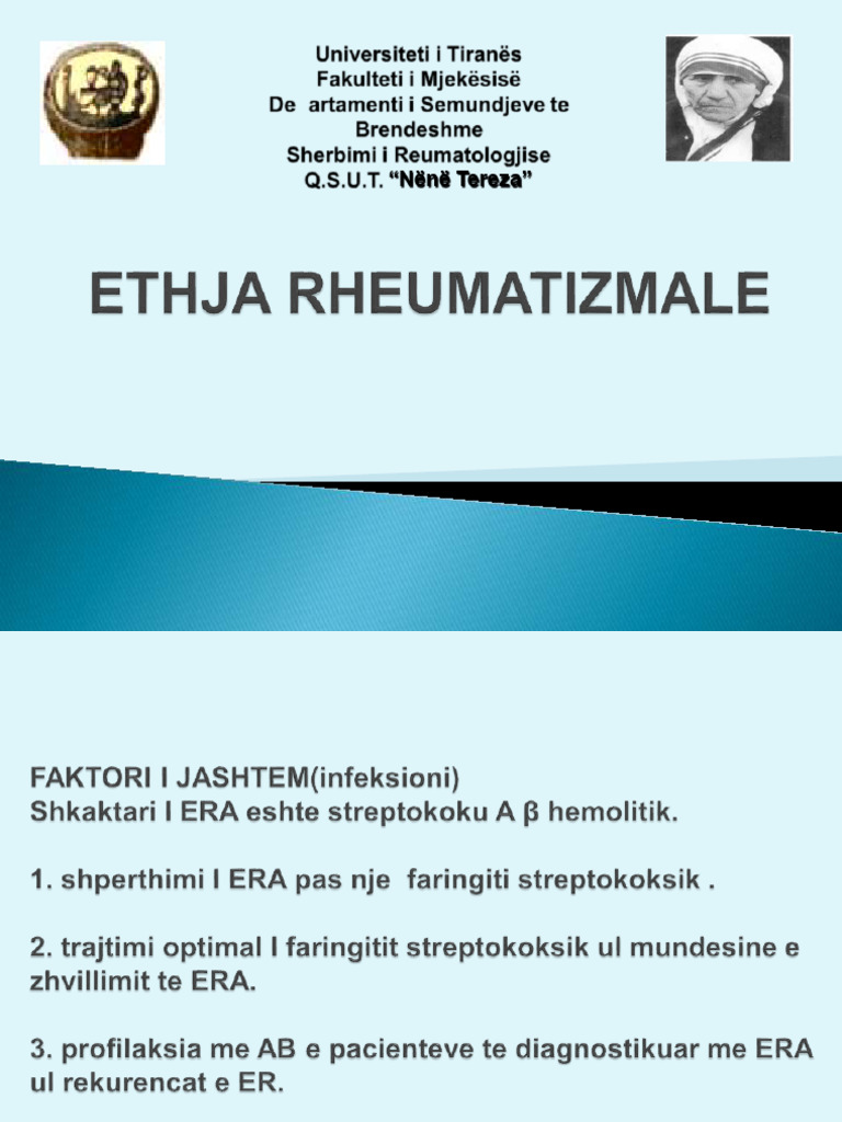 Ethja Reumatizmale Perf PDF | PDF