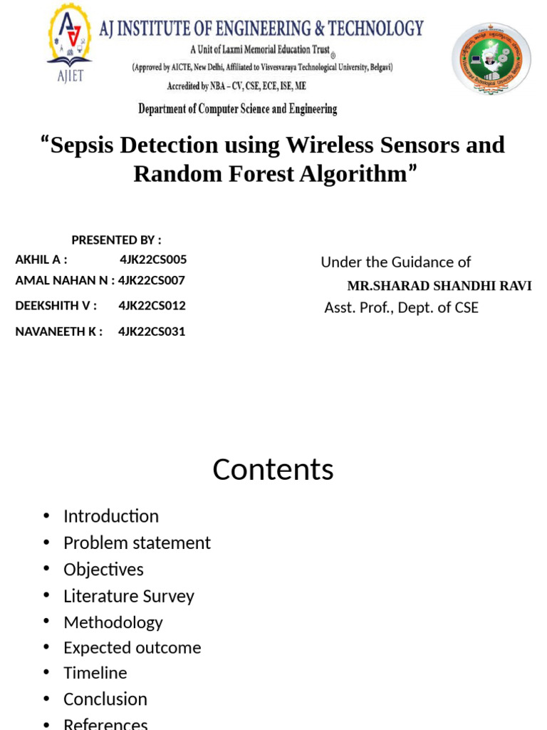 Amal Nahan Captain Project | PDF | Machine Learning | Sepsis