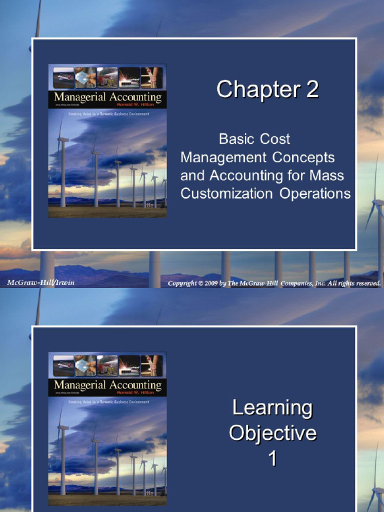 Managerial Accounting Chapter 2 Slides | PDF