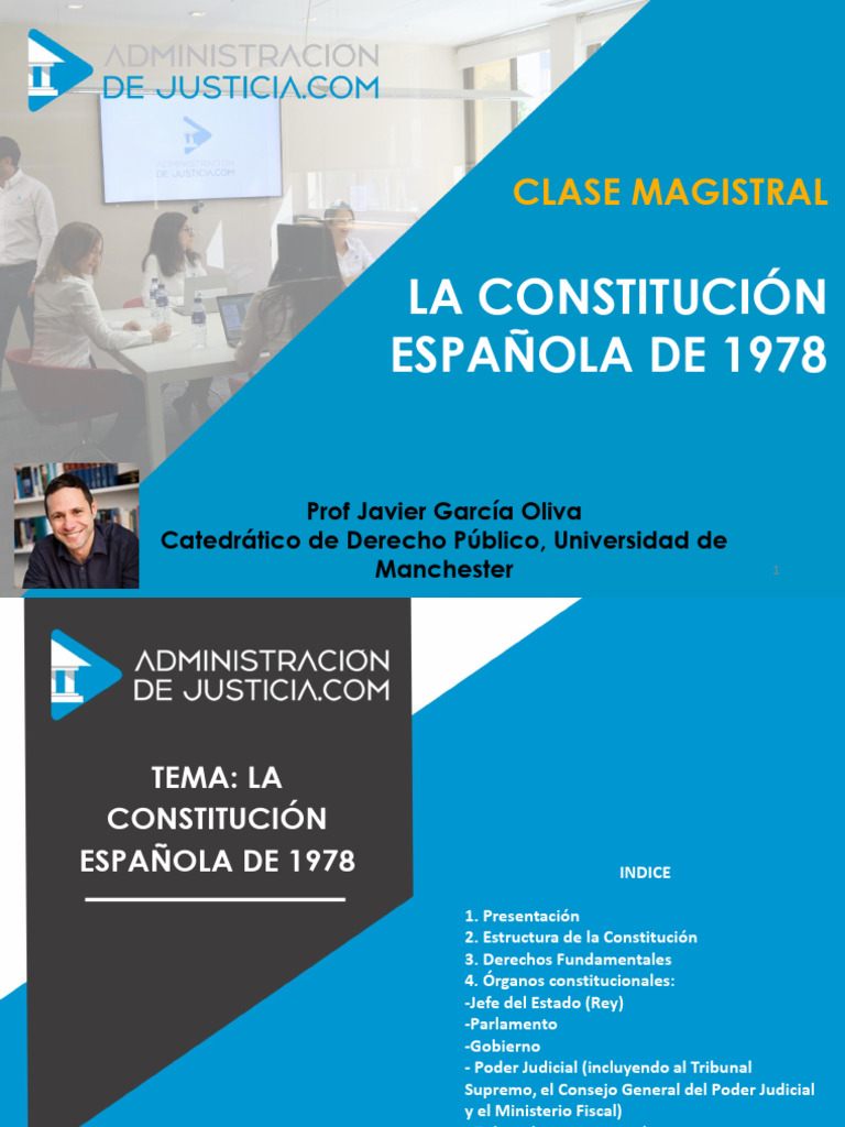 La Constitución Española de 1978 | PDF | Cortes Generales | Justicia