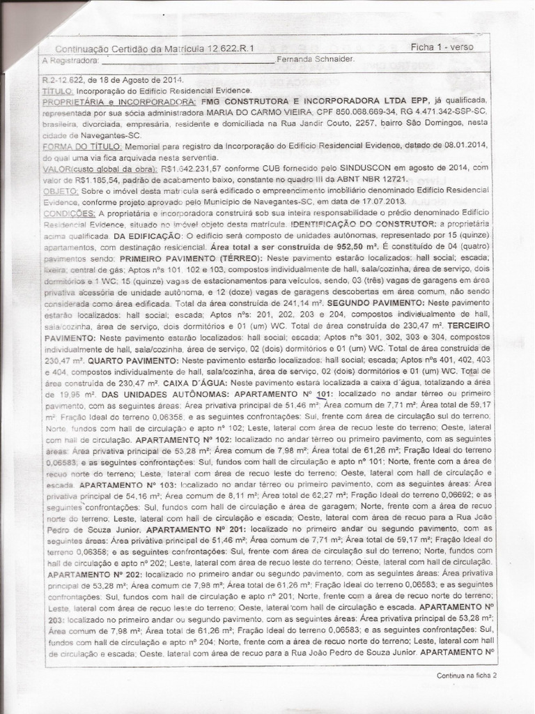 Matricula Evidence | PDF