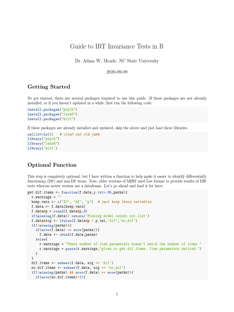 Guide_to_IRT_Invariance_Tests_in_R | PDF