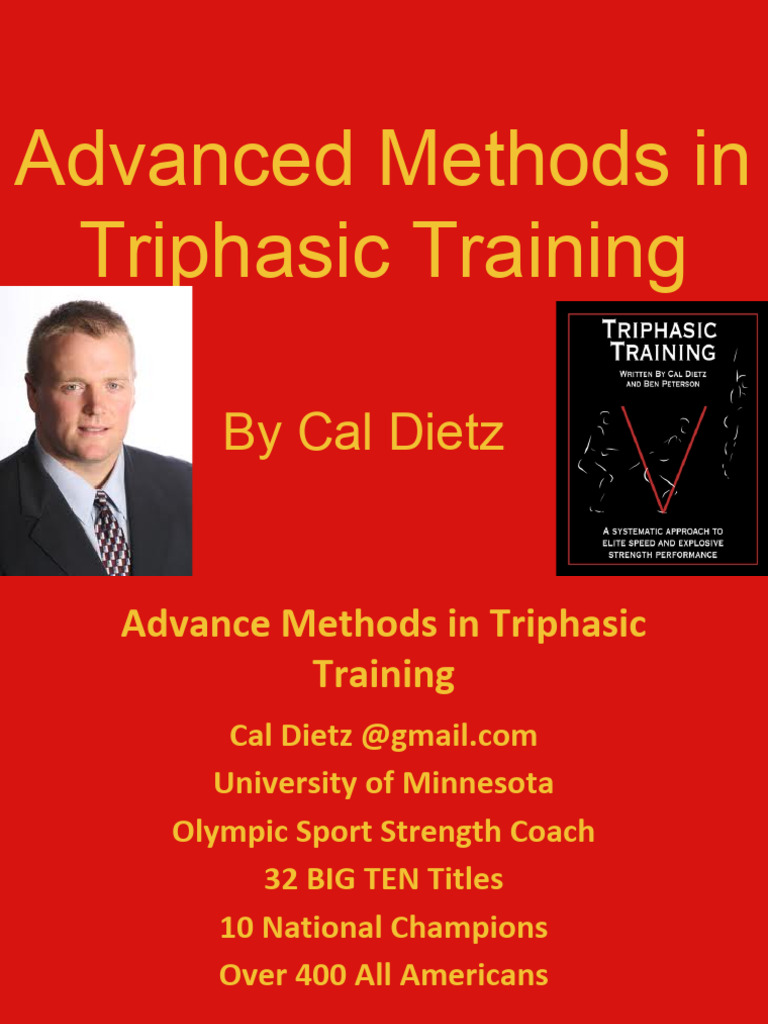 Cal Dietz Advance Methods in Triphasic Training Final 2 | PDF ...
