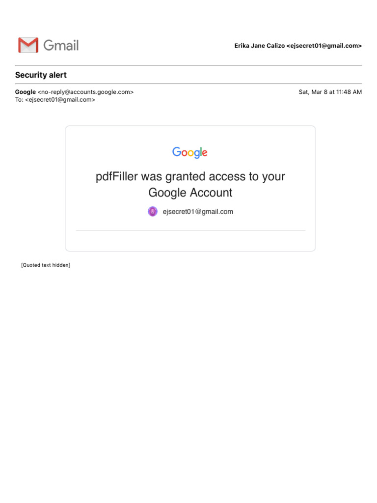 Security Alert | PDF
