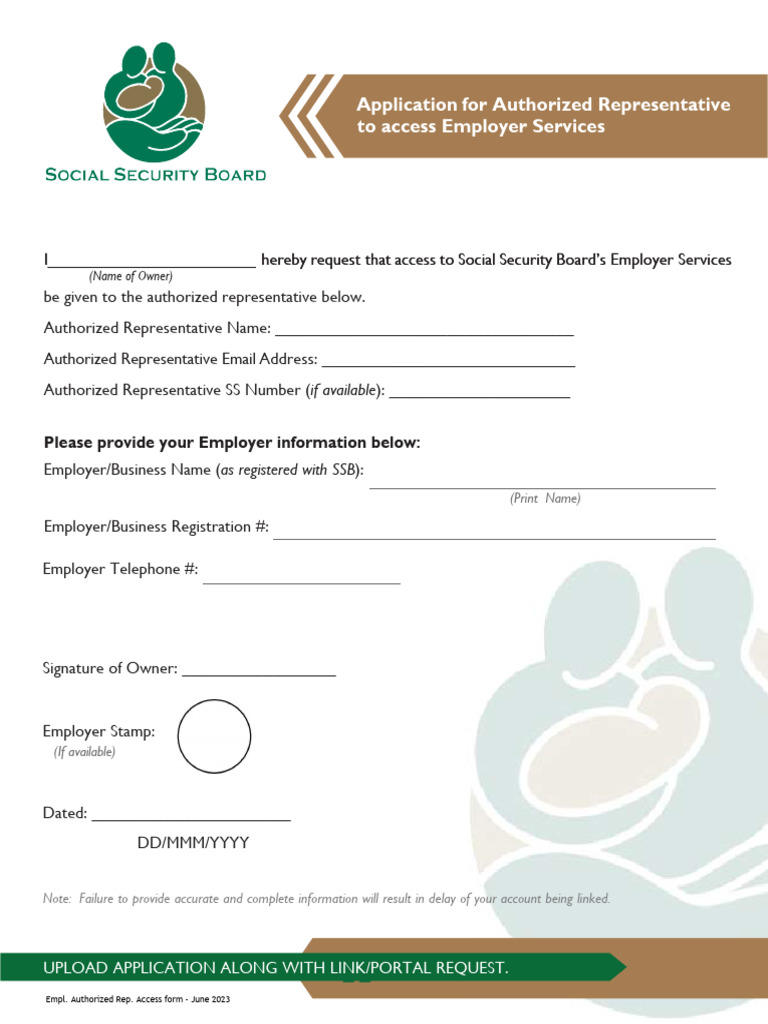 Employer Services Access Request Form | PDF