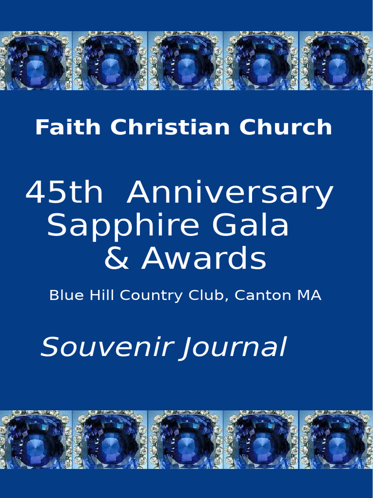 FCC 45th Anniversary Booklet (Booklets) | PDF | Prayer | Jesus