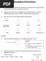 Functional Groups Summary Chart | PDF