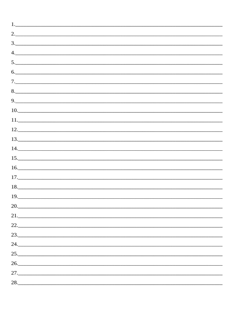 28 Line | PDF