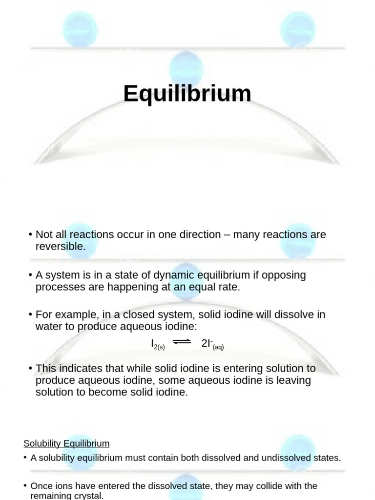 Understanding Chemical Equilibrium Concepts | PDF | Chemical Equilibrium | Ph