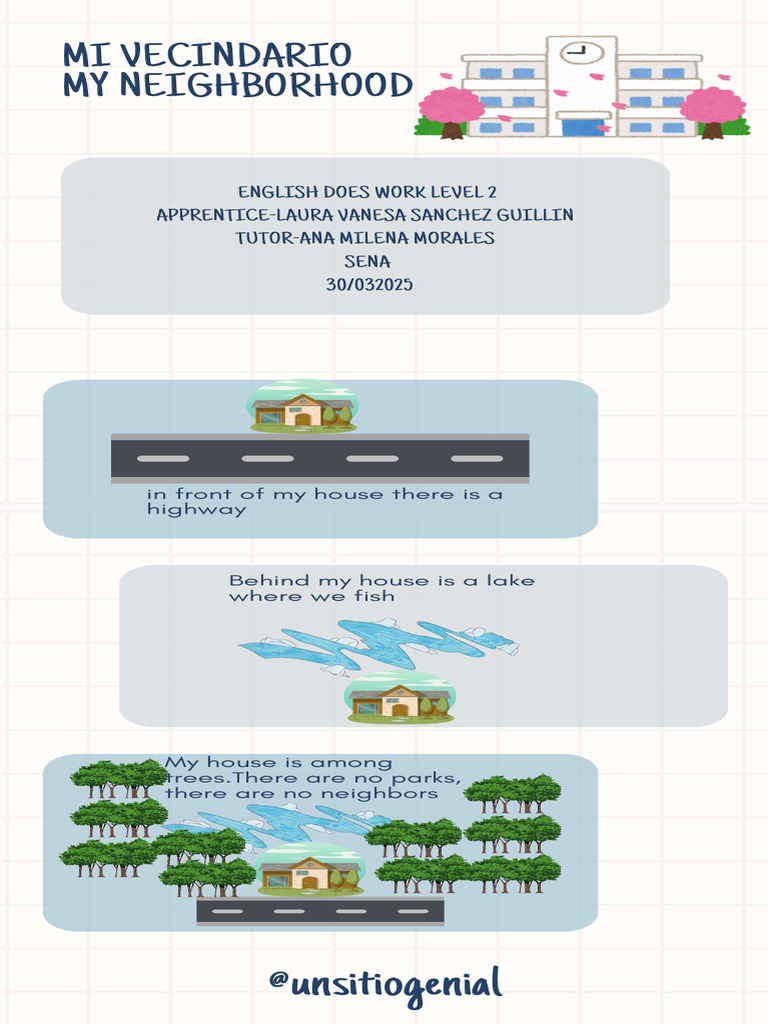 Infografia Mi Vecindario Laura Sanchez | PDF