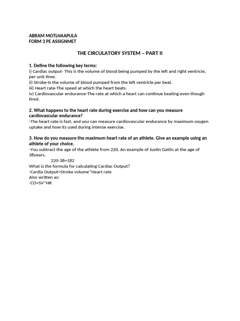 PE - Assignment II - Abram Motlhaapula | PDF