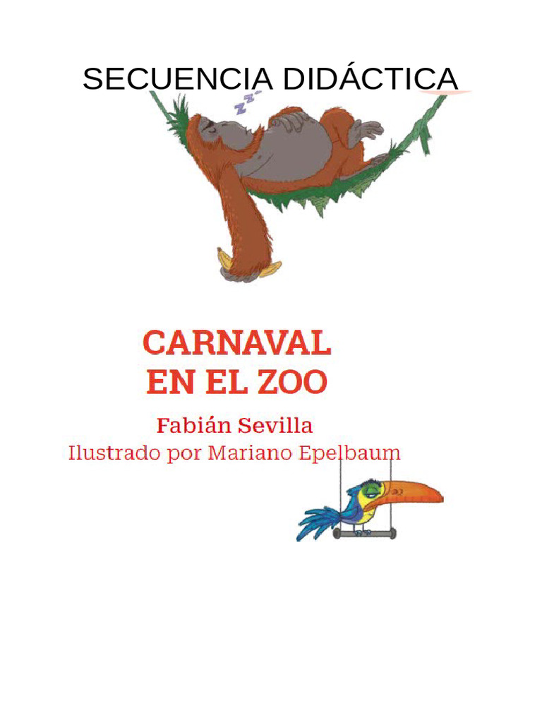 Actividades del Carnaval en el Zoo | PDF