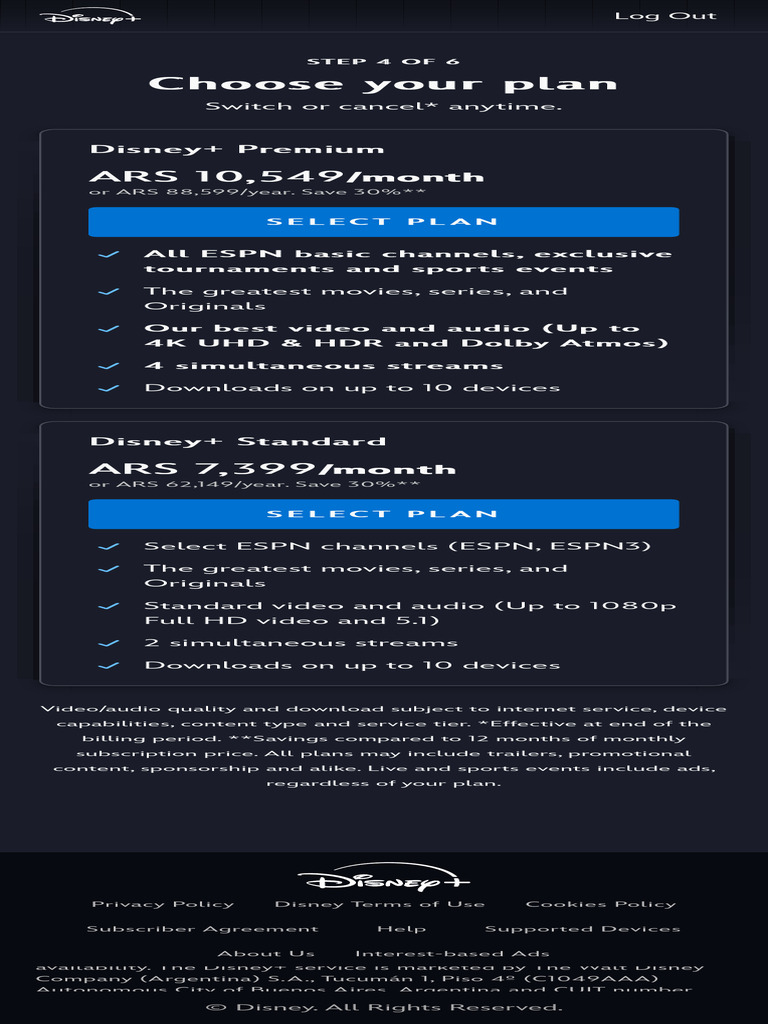 Disney+ Subscription Plans Overview | PDF