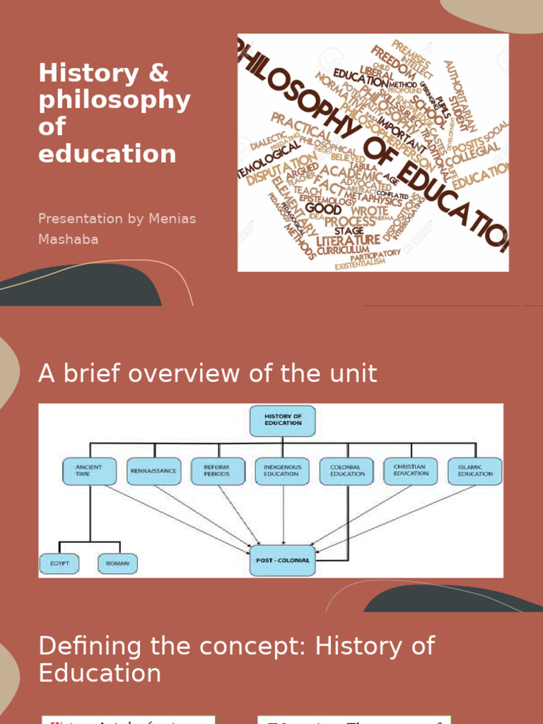 History and Philosophy of Education Overview | PDF | Ancient Greece | Plato