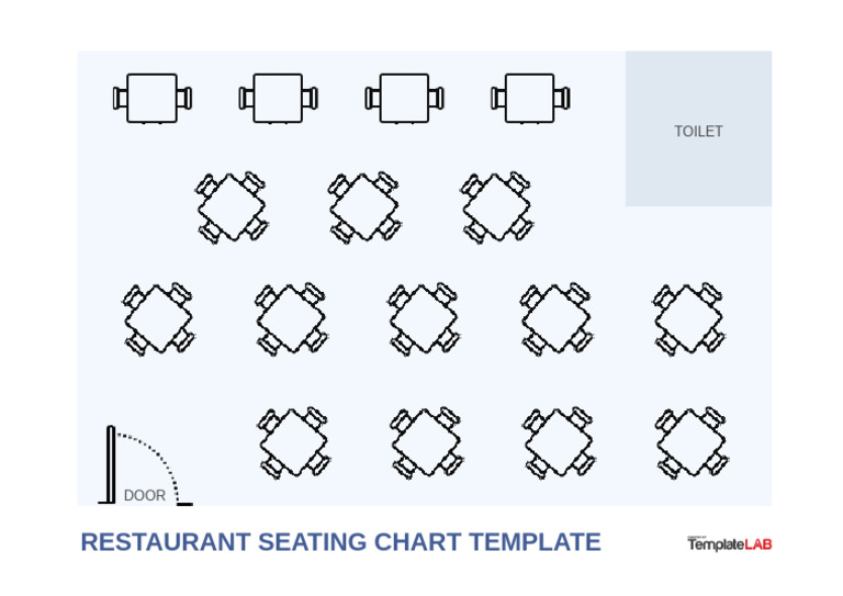 Restaurant Seating Chart Template | PDF