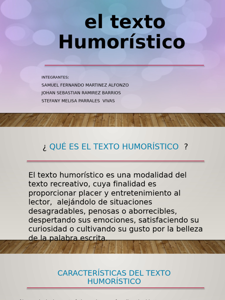 Texto Humoristico... Septimo°3 | PDF