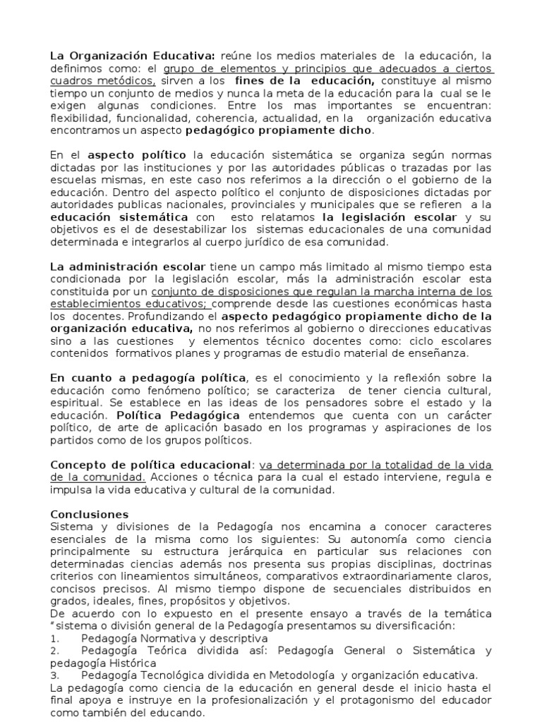 La Educación Educativa - Docx1wil | PDF | Pedagogía | Science
