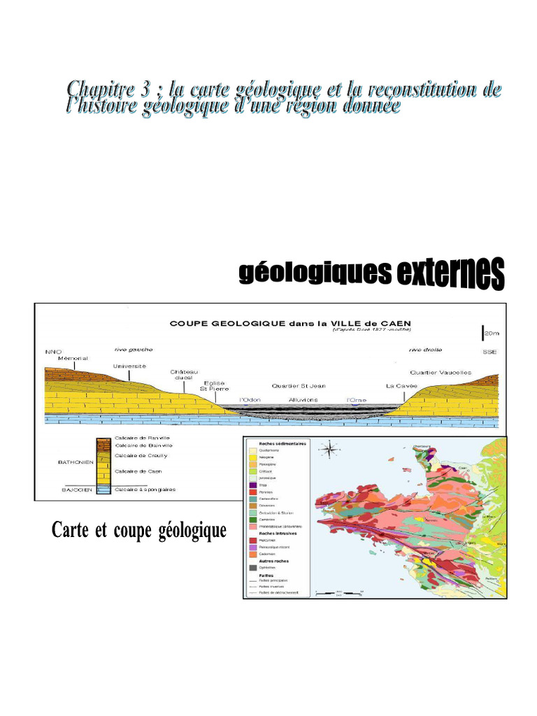 Réalisation d'une coupe géologique | PDF | Géologie | Sciences de la terre