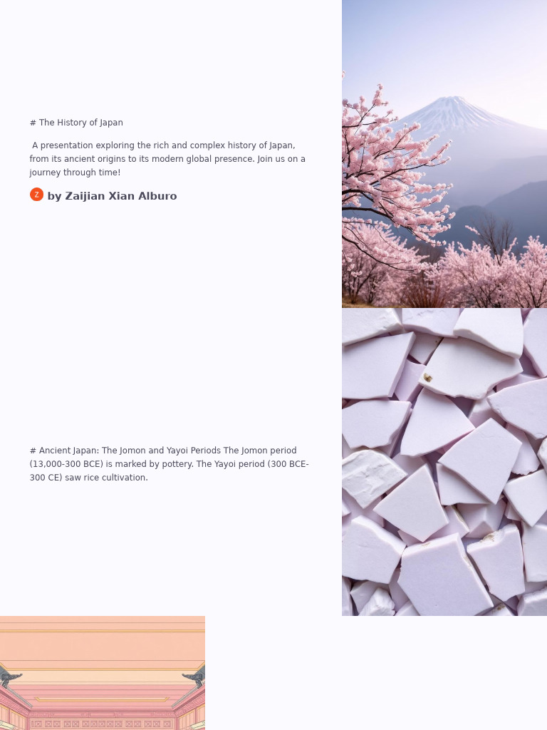 History of Japan: From Ancient to Modern | PDF