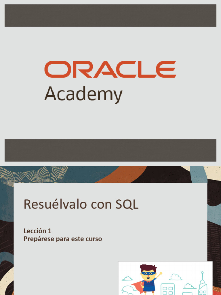 SWSWL1 Esp | PDF | Oracle Corporation | SQL