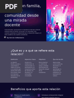 Qué Es La Complementariedad en La Familia, Escuela y Comunidad | PDF