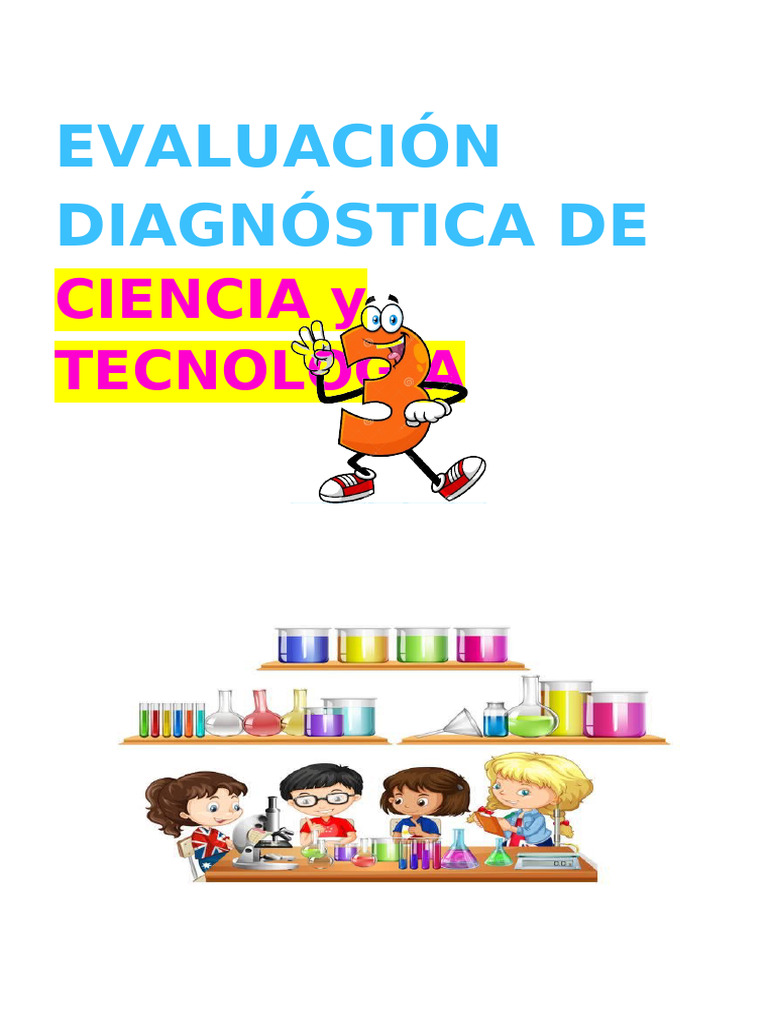 3° CYT EVALUACION DIAGNOSTICA (1) | PDF | Evaluación | Aprendizaje