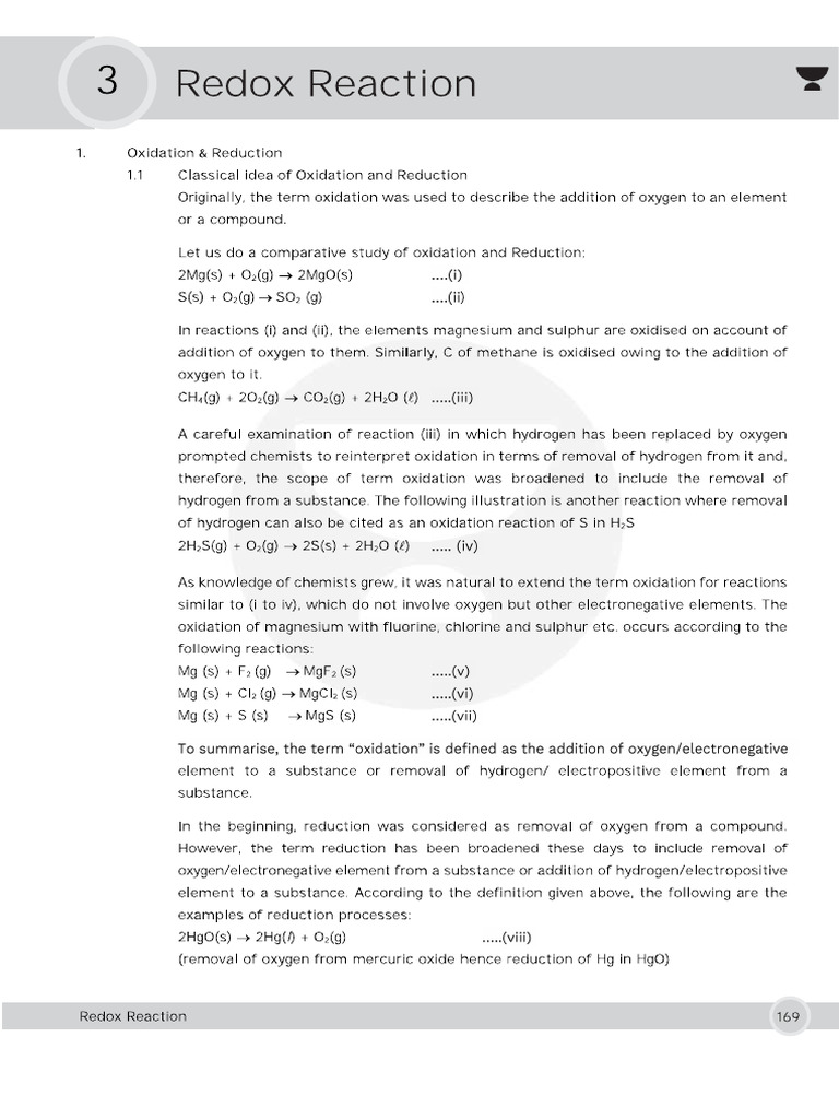 Redox RXN 3.0 With Practice | PDF