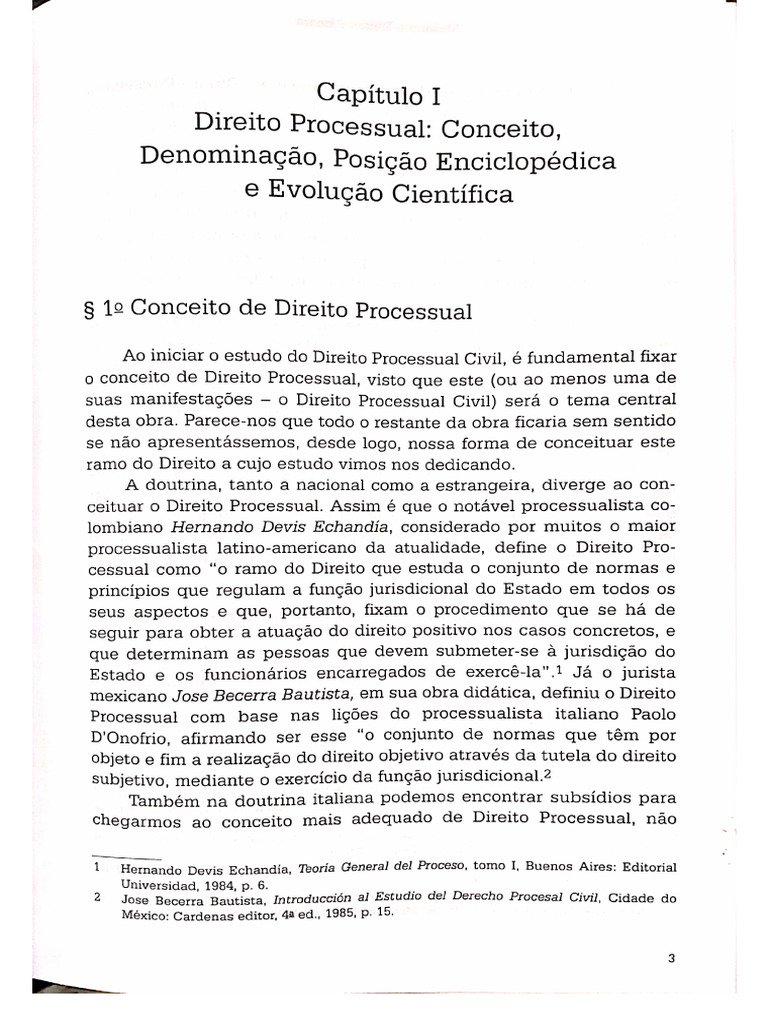 03 Alexandre Freitas Câmara - Direito Processual Conceito Denominação ...