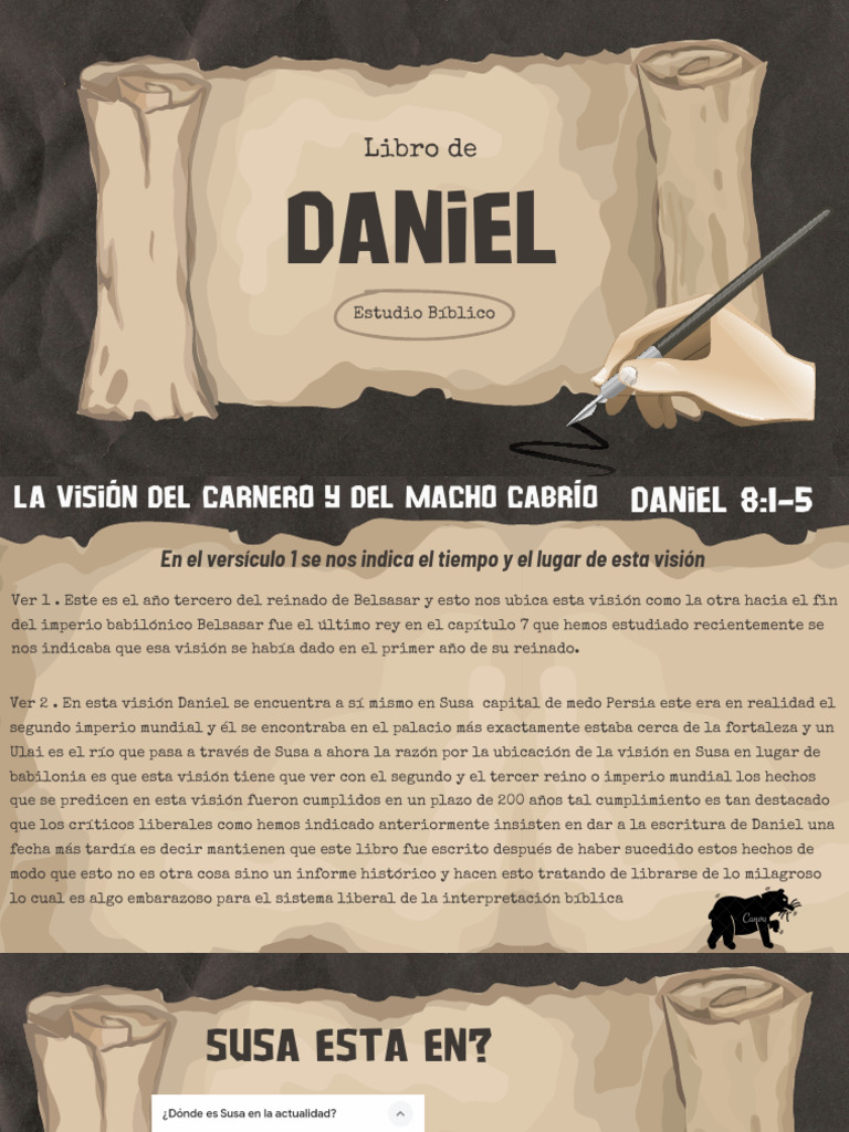Libro de Daniel 8 Comentario Biblico - 20240726 - 211114 - 0000 | PDF ...