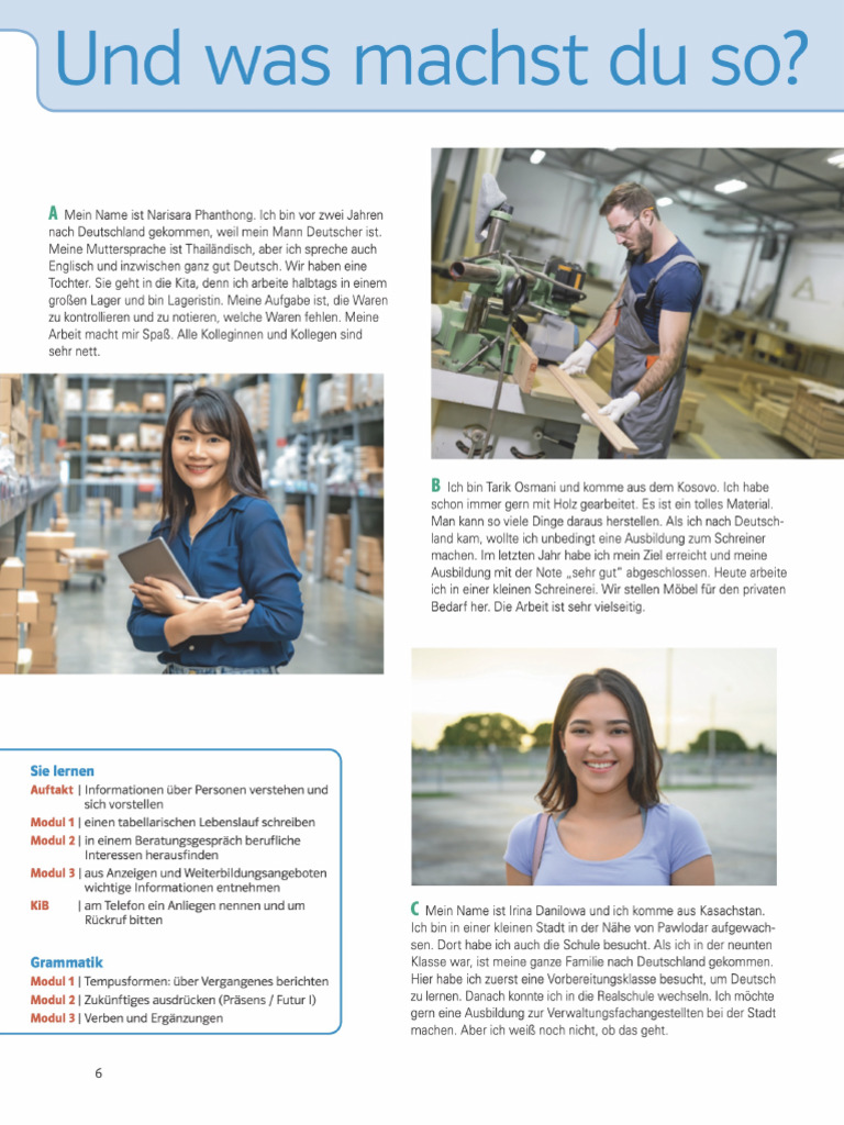 Aspekte Beruf B1:B2 - Kapitel 1 | PDF