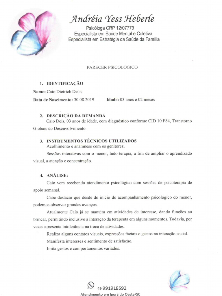 Parecer Caio Deiss | PDF