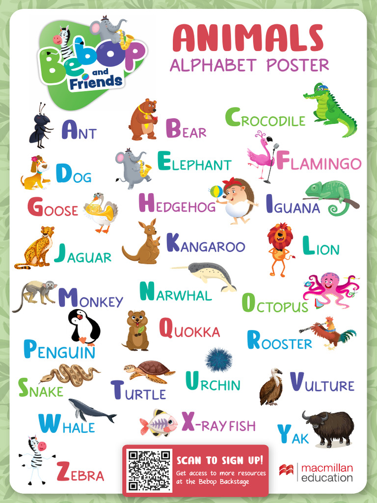 Animal Alphabet Poster WebReady | PDF