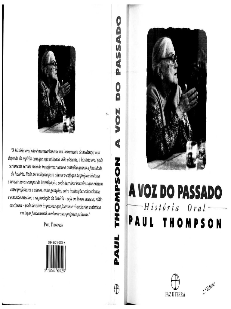 A Voz Do Passado Historia Oral Paul Thom | PDF