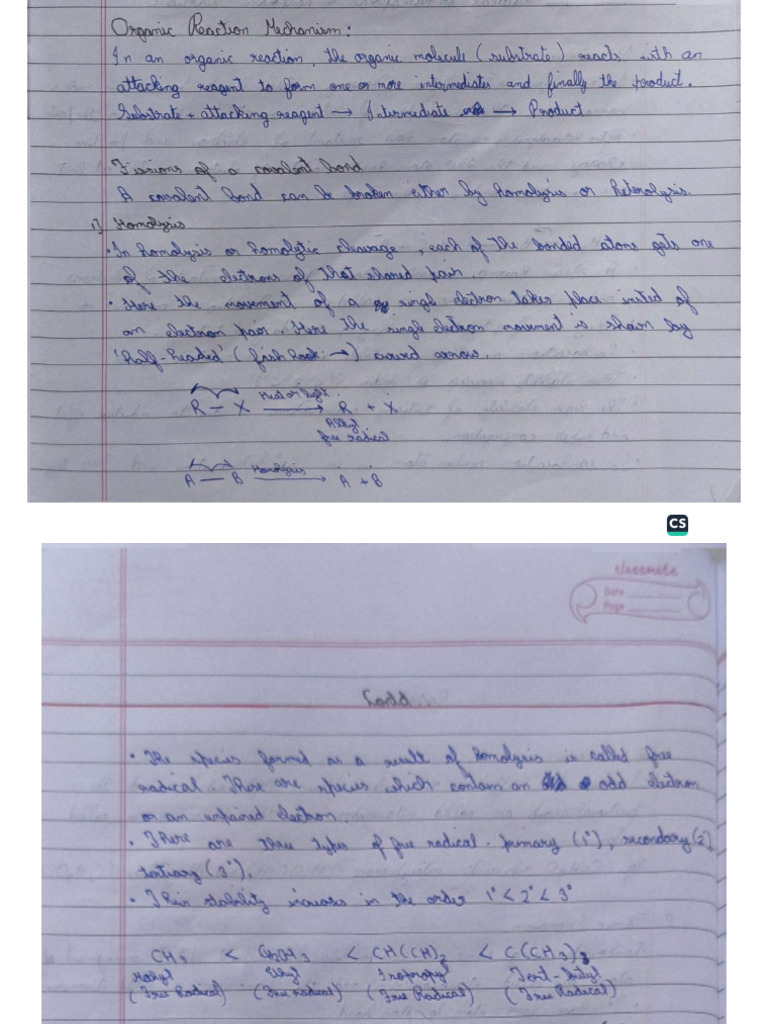 Chemistry Unit Test 2 Notes | PDF