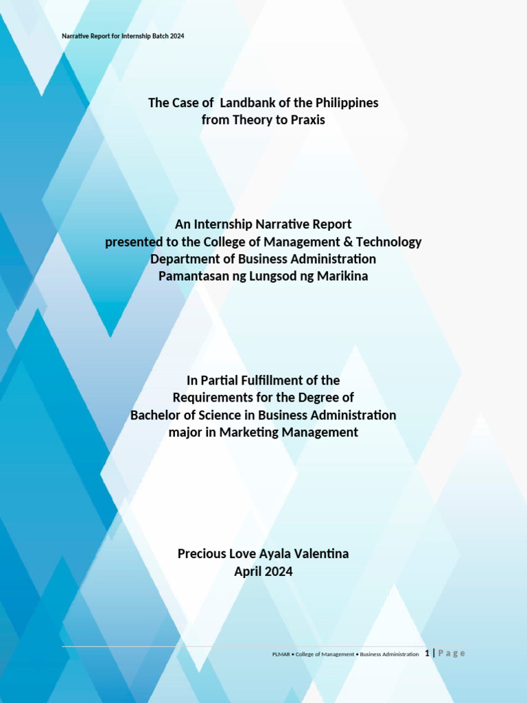 5 Narrative Report Format 2024 | PDF