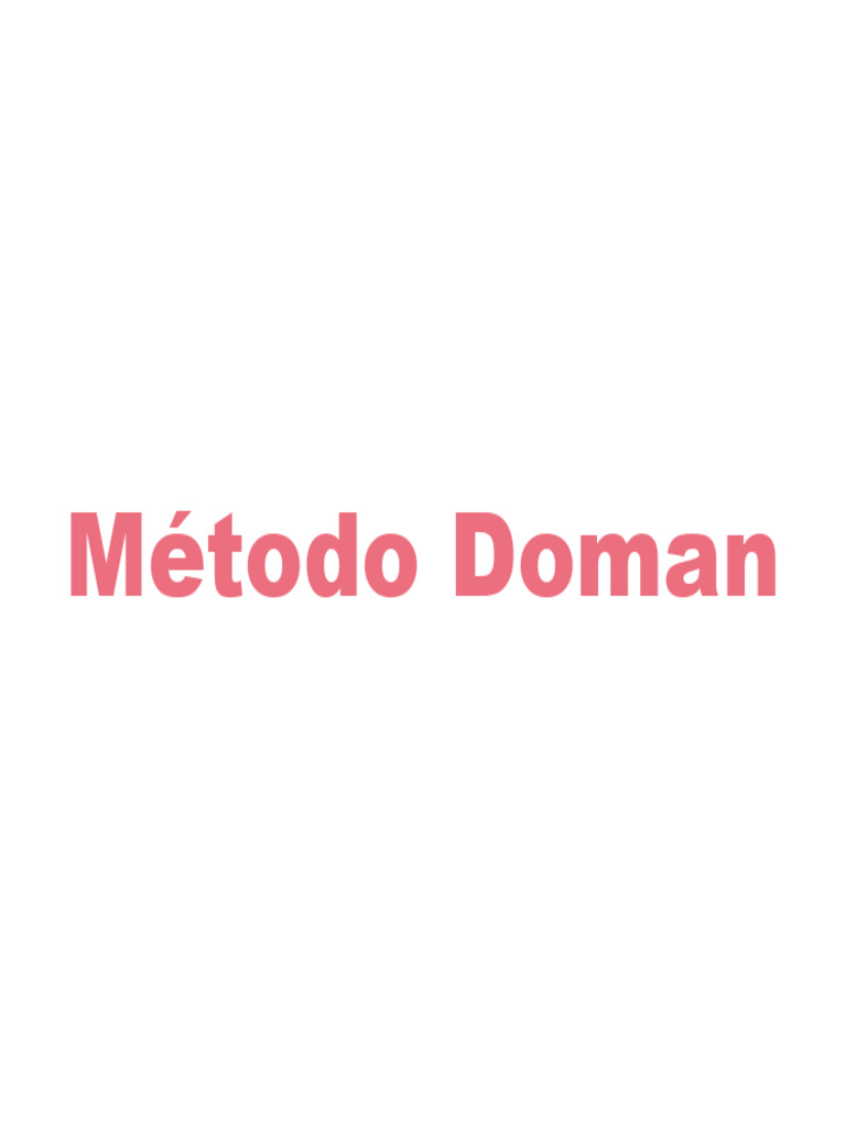 Método Doman | PDF