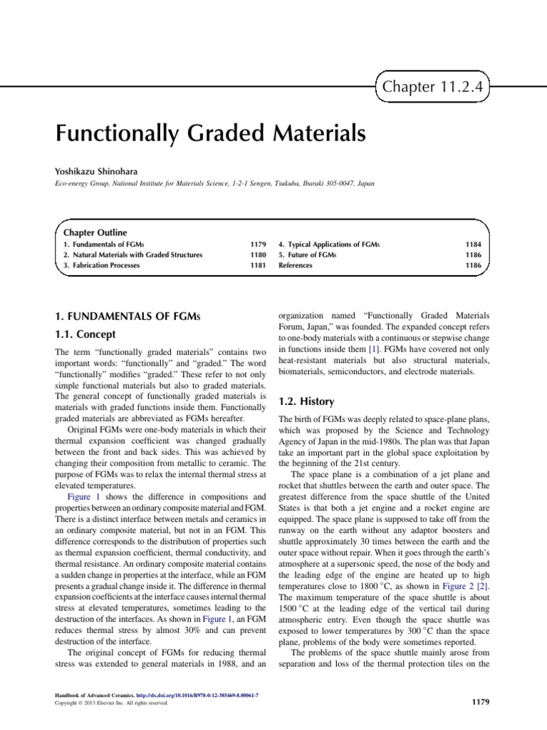 2013 - Functionally Graded Materials | PDF | Ceramics | Bone
