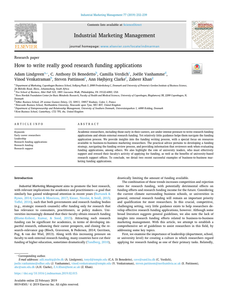 Effective Research Funding Strategies | PDF | Evaluation | Official ...