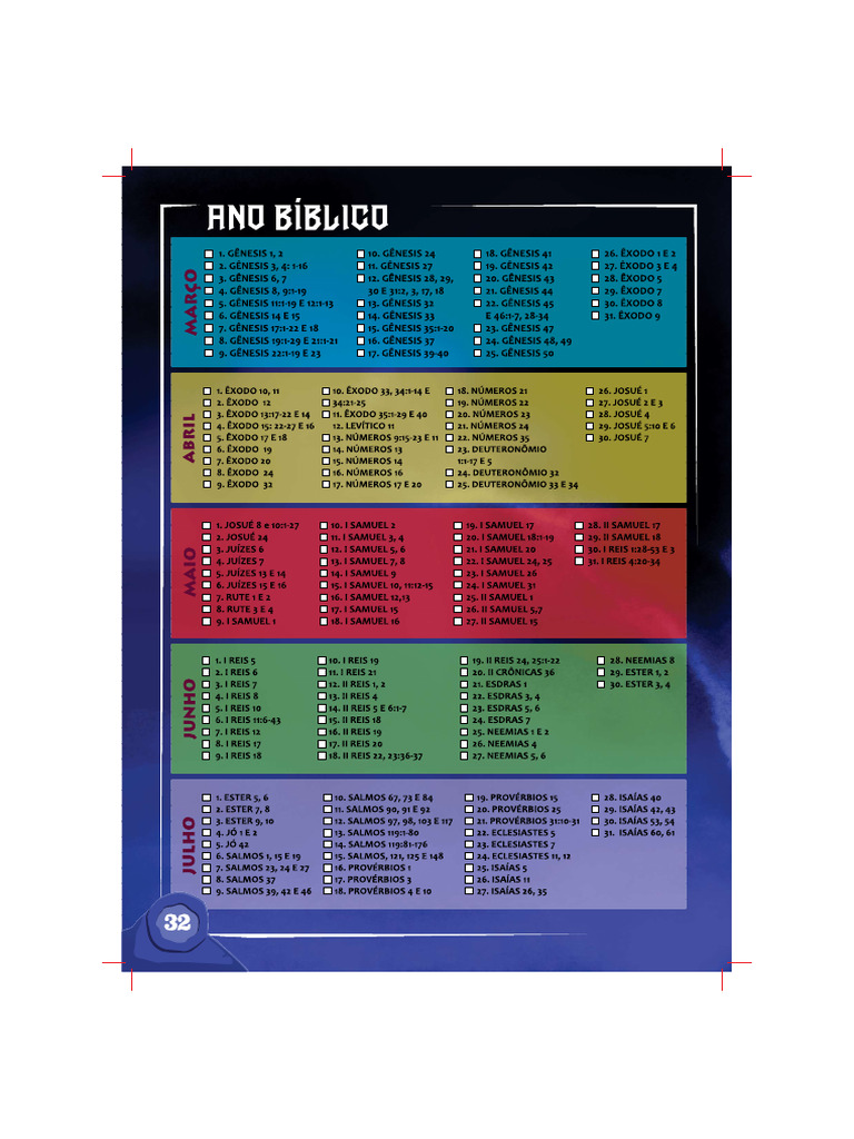 Guia Do Ano Bíblico (DBV) | PDF