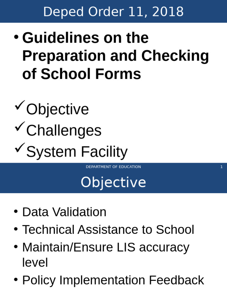 School Forms Preparation Guidelines | PDF