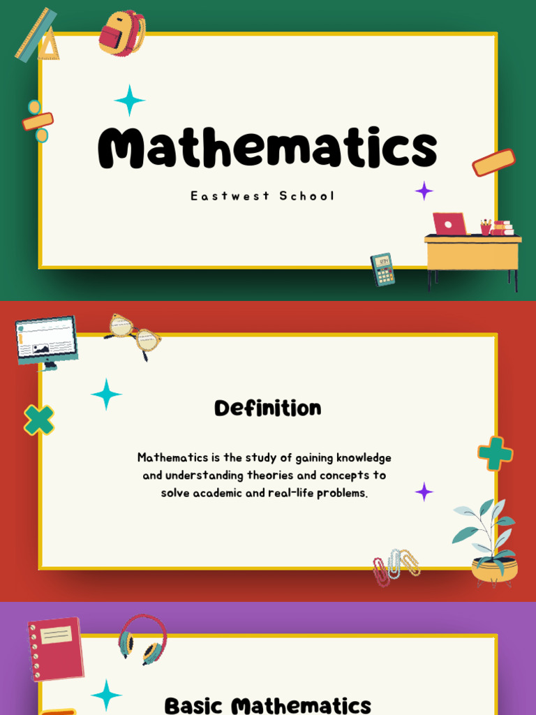 Mathematics Education Video In Simple animated Colorful Style | PDF