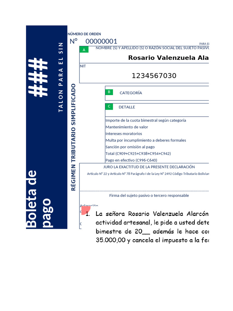 Boleta de Pago 4500 | PDF | Edades medias